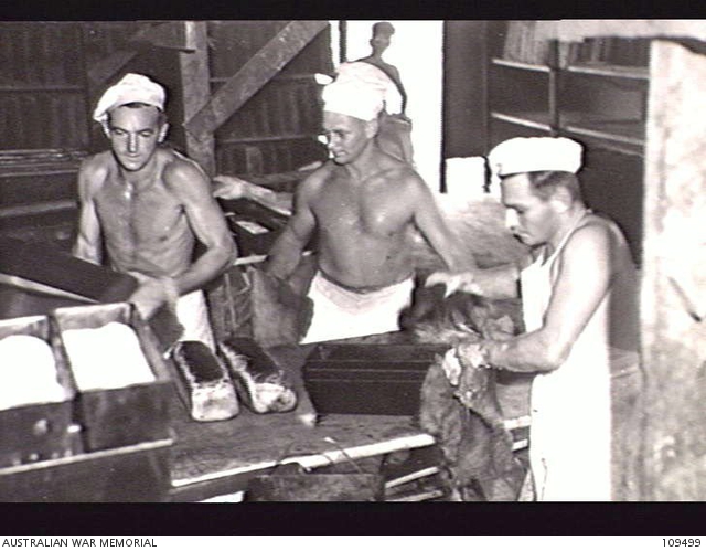 TARAKAN ISLAND. 17 JUNE 1945. PRIVATE R J MEYER (1), PTE H J THORSEN (2 ...