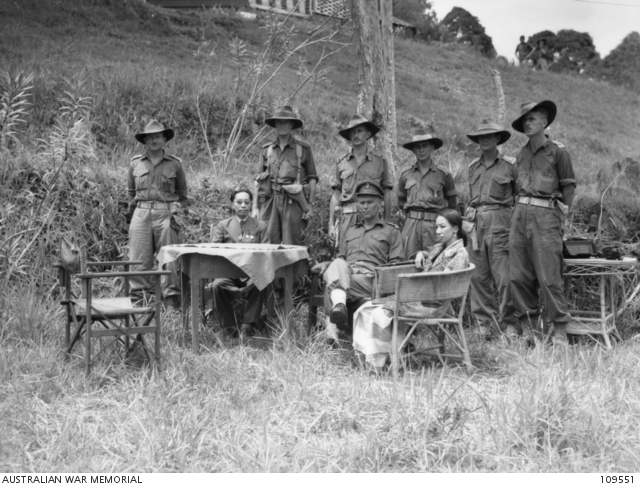 BRUNEI, NORTH BORNEO. 17 JUNE 1945. BRIGADIER W J V WINDEYER ...