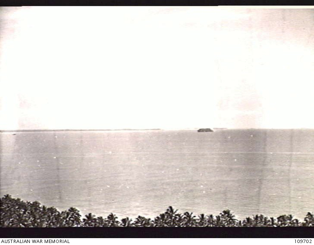 KURAMAN ISLAND, BORNEO. 18 JUNE 1945. A PANORAMIC VIEW OF THE WEST ...