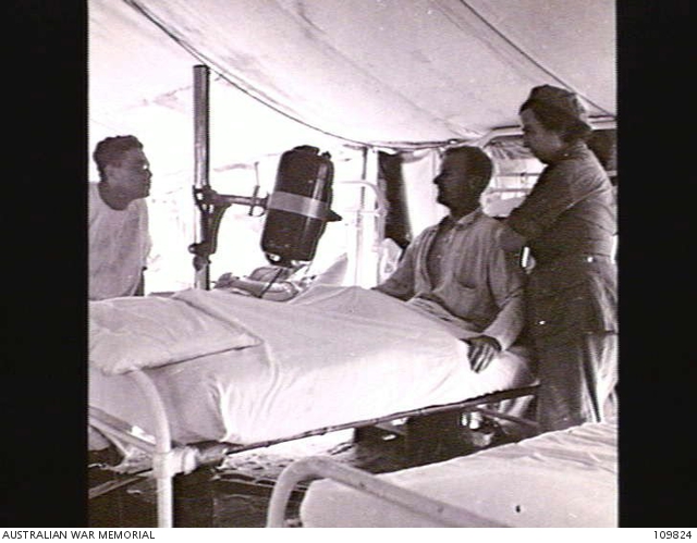 MOROTAI. 16 JUNE 1945. SISTER J D STEVENSON, AUSTRALIAN ARMY NURSING ...