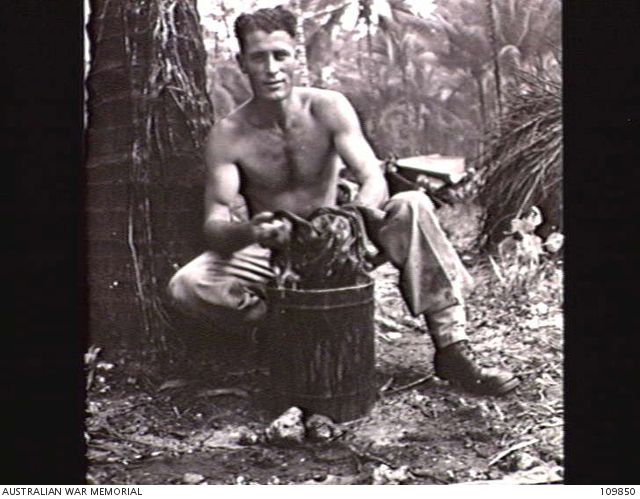 MOROTAI. 20 JUNE 1945. VARIOUS UNITS OF 7 DIVISION ASSEMBLED AT PRE ...