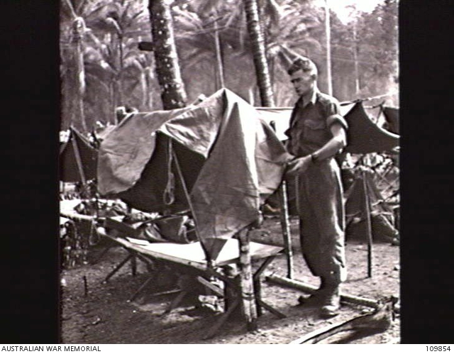 MOROTAI. 20 JUNE 1945. VARIOUS UNITS OF 7 DIVISION ASSEMBLED AT PRE ...
