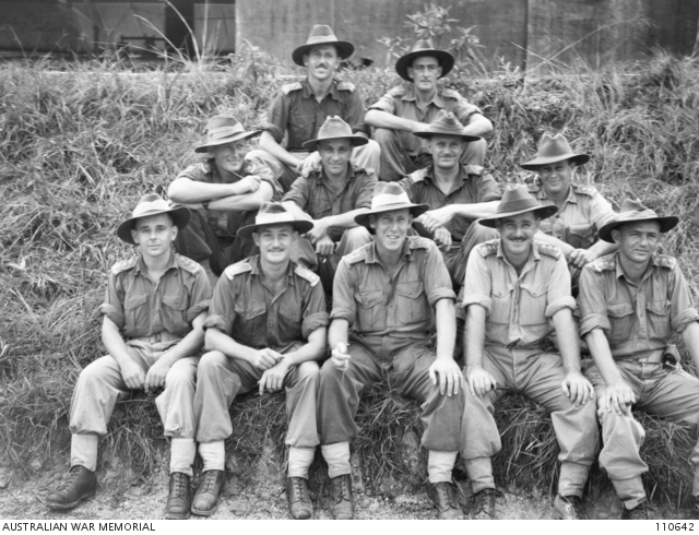 Group portrait of officers of 2/4 Commando Squadron. Identified from ...
