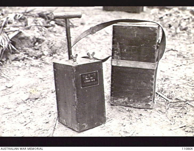 BALIKPAPAN, BORNEO. 3 JULY 1945. A JAPANESE MODEL 1, NAVY EXPLODER, NO ...