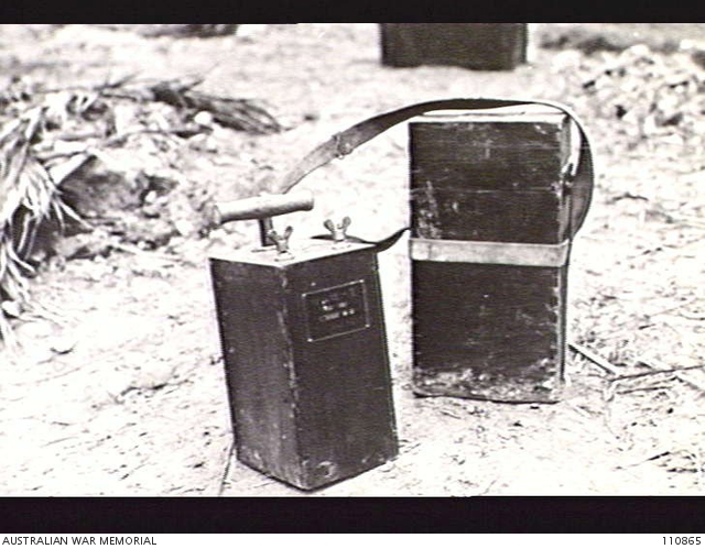 BALIKPAPAN, BORNEO. 3 JULY 1945. A JAPANESE MODEL 1, NAVY EXPLODER, NO ...