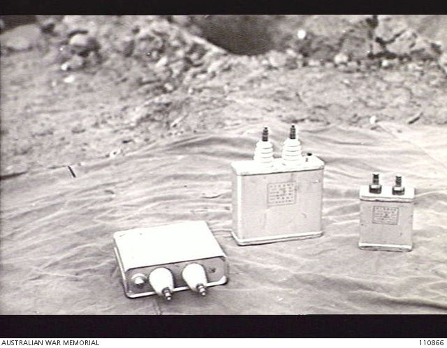 BALIKPAPAN, BORNEO. 3 JULY 1945. JAPANESE OIL PAPER INSULATED ...