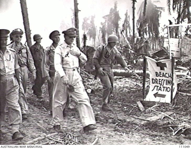 BALIKPAPAN, BORNEO. 1 JULY 1945. GENERAL DOUGLAS MACARTHUR, SUPREME ...