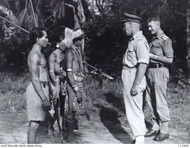 KUALA BELAIT, BORNEO. 3 JULY 1945. BRIGADIER W J V WINDEYER, COMMANDER ...