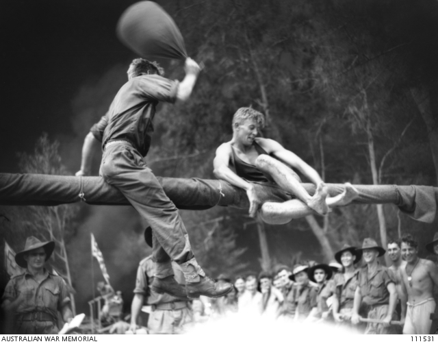 SERIA, BORNEO, 12 JULY 1945. GUNNER E M CURR, 16 BATTERY, 2/8 FIELD ...