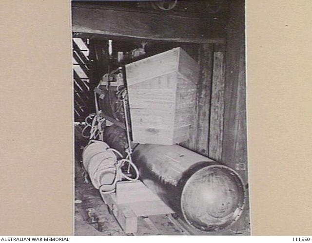 MANGGAR, BORNEO, 14 JULY 1945. THREE TYPE 6, MODEL 2, 1924 21 INCH ...