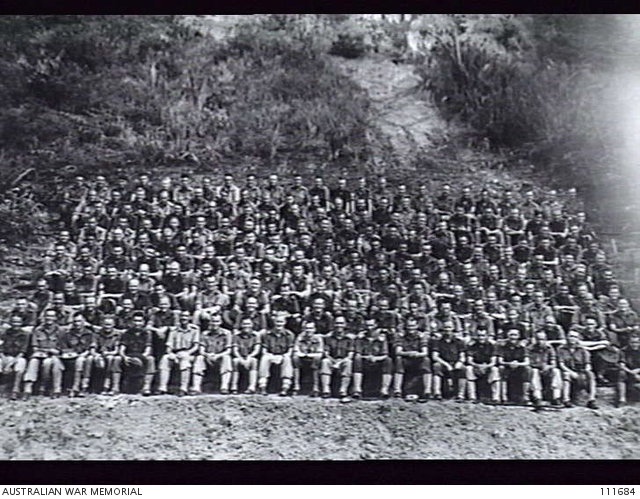TARAKAN ISLAND, 16 JULY 1945. MEMBERS OF 57 BATTERY, 2/7 FIELD REGIMENT ...