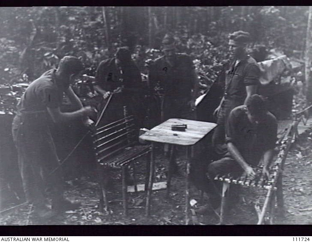 BALIKPAPAN, BORNEO. 20 JULY 1945. MEMBERS OF 2/3RD COMMANDO SQUADRON, 2 ...