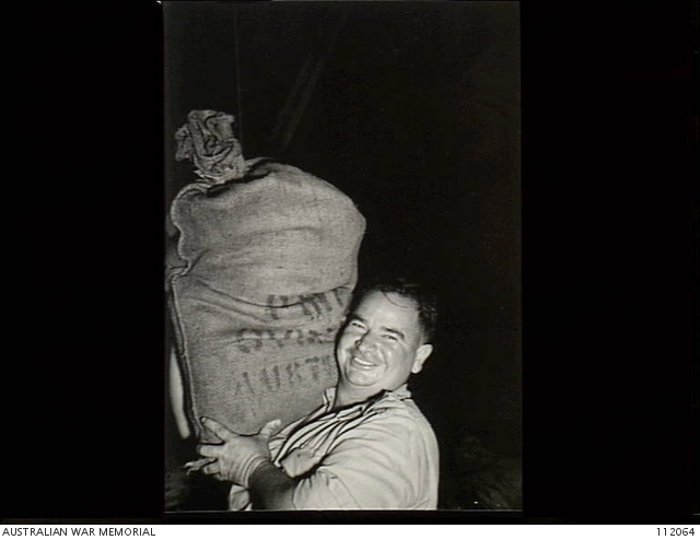 Balikpapan, Borneo. 1945-07-24. WX32413 Lieutenant C.J. Trevaskis, 6 ...