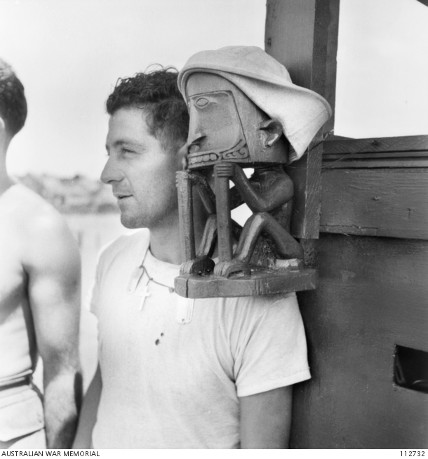 WESTON, BORNEO, 22 JULY 1945. SERGEANT ANTHONY TOZZI AND PRIVATE DAVID ...