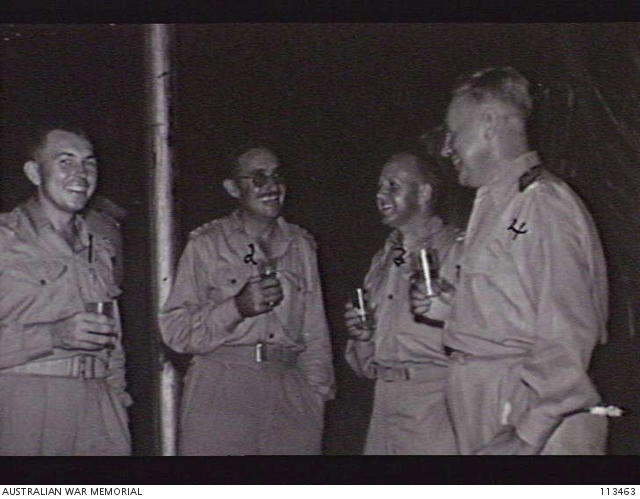 TARAKAN ISLAND. 1945-08-11. LIEUTENANT GENERAL SIR LESLIE J. MORSHEAD ...