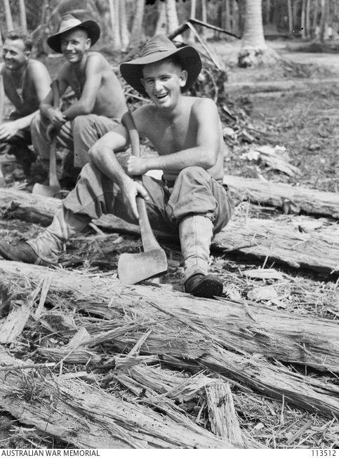 LABUAN ISLAND. 1945-08-07. NX41176 PRIVATE GORDAN LAWRENCE TAGGART ...