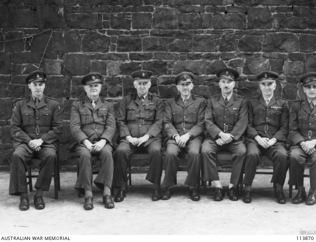 MELBOURNE, VIC. 1945-08-29. OFFICERS ATTENDING THE CONFERENCE OF ...