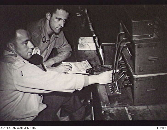 SINGLETON, NSW. 1945-08-22. LANCE CORPORAL A. R. PARKER (1) AND PRIVATE ...