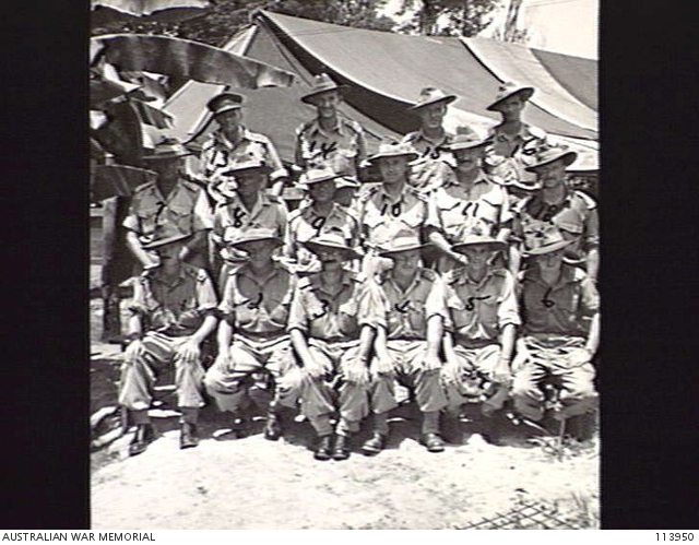 MOROTAI. 1945-08-25. MEMBERS OF G MESS, HQ 1 CORPS. | Australian War ...