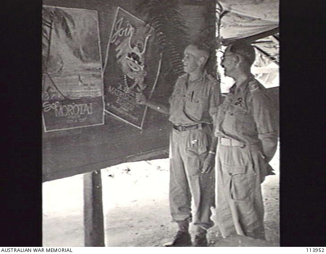 MOROTAI. 1945-08-25. LIEUTENANT COLONEL (LT COL) L. J. BYRNE, CHIEF ...