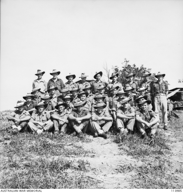 Group portrait of members of 9 Platoon, A Company, 2/12th Infantry ...