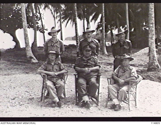LABUAN ISLAND. 1945-09-02. MAJOR GENERAL G. F. WOOTTEN, GENERAL OFFICER ...