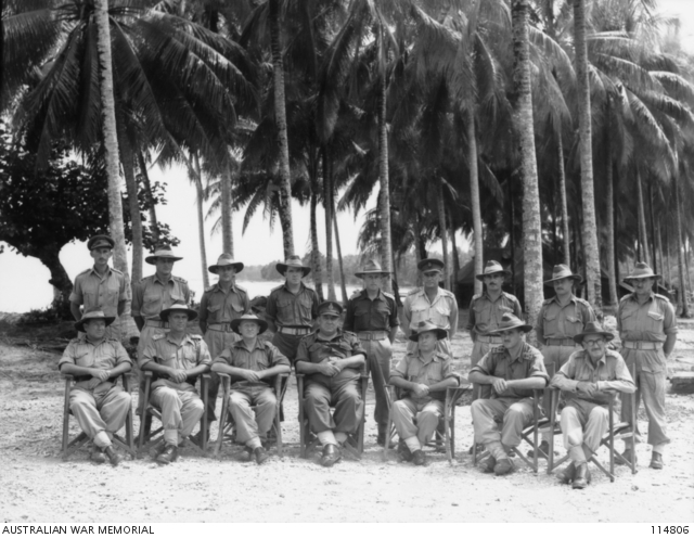 LABUAN ISLAND. 1945-09-02. MAJOR GENERAL G. F. WOOTTEN, GENERAL OFFICER ...