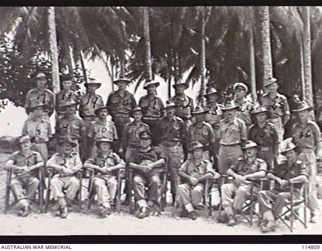 LABUAN ISLAND. 1945-09-02. MAJOR GENERAL G. F. WOOTTEN, GENERAL OFFICER ...