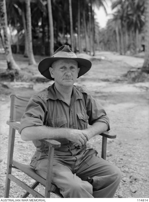 LABUAN ISLAND. 1945-09-02. COLONEL A. G. WILSON, GENERAL STAFF OFFICER ...