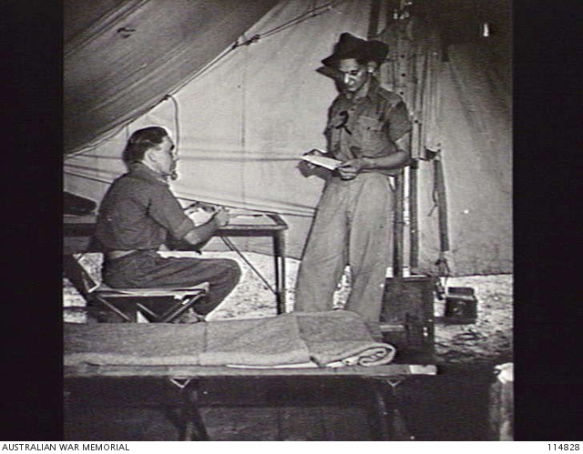 BALIKPAPAN, BORNEO. 1945-08-24. LIEUTENANT C. J. MARSH, 18TH INFANTRY ...