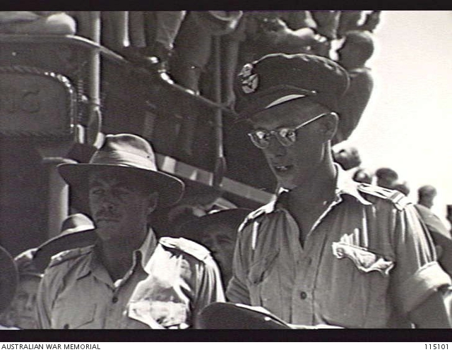 AT SEA, OFF TIMOR. 1945-09-11. THE SURRENDER OF ALL JAPANESE FORCES IN ...