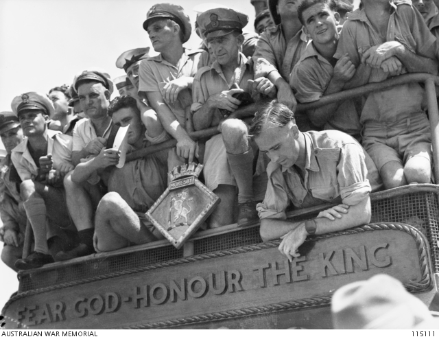 AT SEA, OFF TIMOR. 1945-09-11. THE SURRENDER OF ALL JAPANESE FORCES IN ...