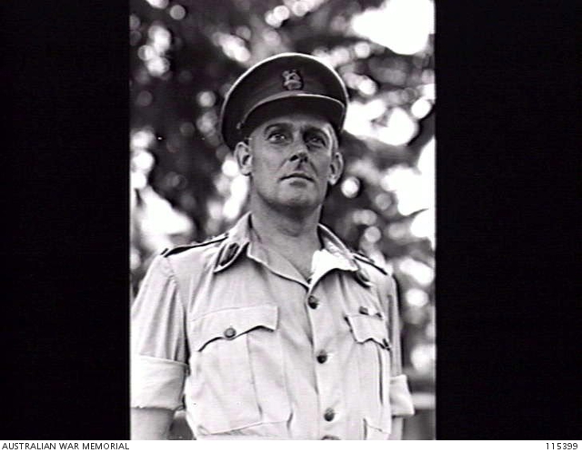 MOROTAI. 1945-08-31. COLONEL C. M. GREY, DEPUTY DIRECTOR OF ORDNANCE ...