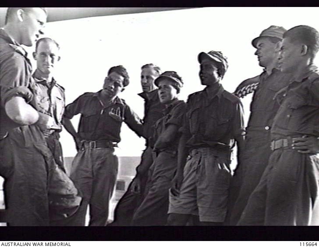 En route to Timor. Services Reconnaissance Department (SRD) members of ...