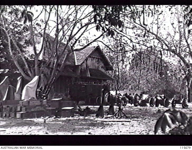 KOEPANG, TIMOR. 1945-09-14. A JAPANESE ORDNANCE DEPOT FOUND BY MEMBERS ...
