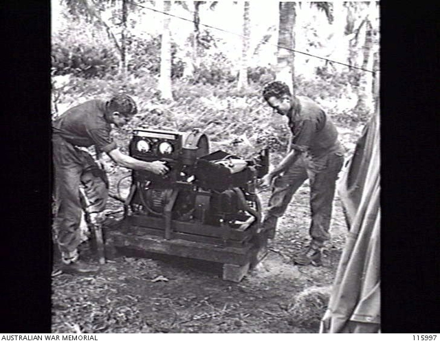 LABUAN ISLAND. 1945-09-10. MAJOR GENERAL G. F. WOOTTEN, GENERAL OFFICER ...