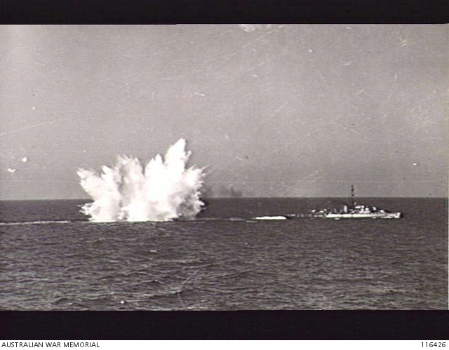 AT SEA, EN ROUTE TO SINGAPORE. 1945-09-08. MEMBERS OF 2ND AUSTRALIAN ...