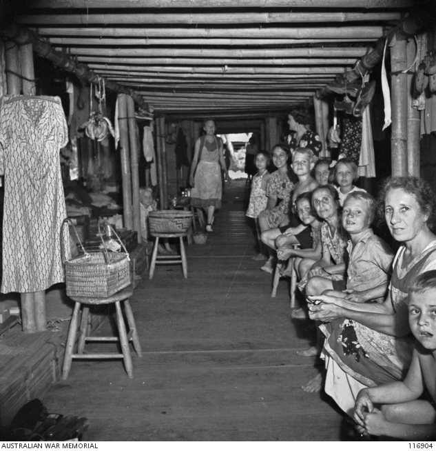 MANADO, CELEBES, 1945-09-14. FEMALE INTERNEES AND THEIR CHILDREN IN THE ...