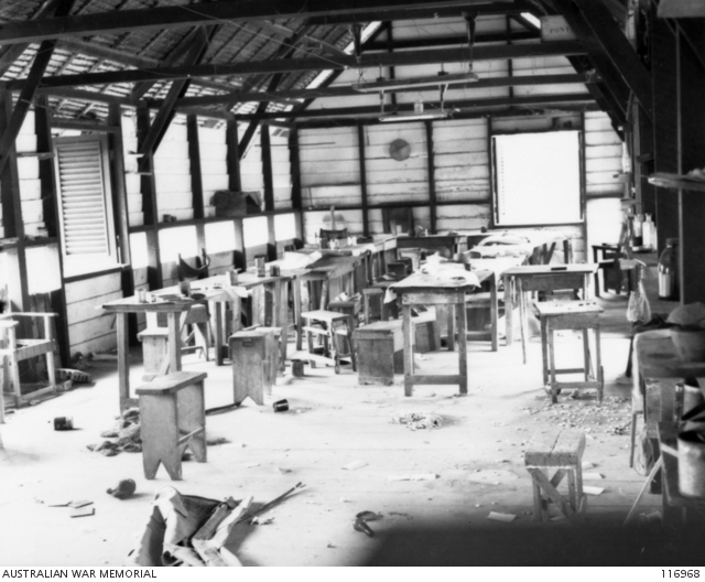 KUCHING, SARAWAK. 1945-09-15. A SECTION OF THE INTERIOR OF THE BRITISH ...