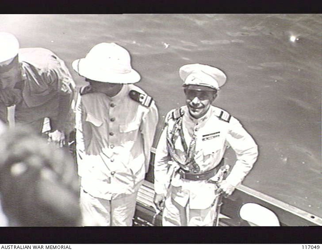 DILI, PORTUGUESE TIMOR. 1945-09-23. THE AIDE-DE-CAMP TO THE GOVERNOR OF ...