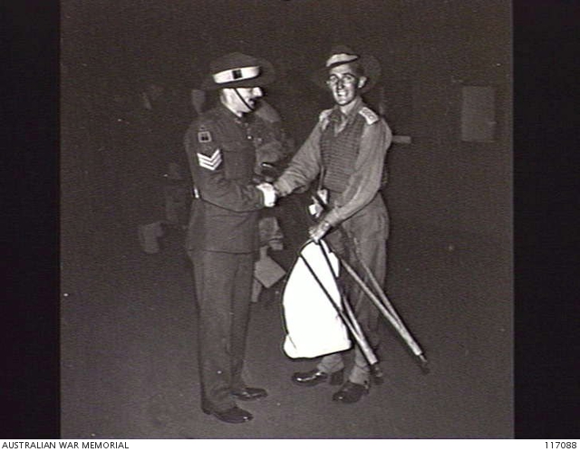 MELBOURNE, VIC. 1945-10-05. CAPTAIN P. V. SHAPCOTT, 16TH AUSTRALIAN ...