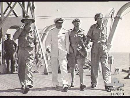 AT SEA. 1945-10-12. CAPTAIN (CAPT) E. JONES, ROYAL NAVY VOLUNTEER ...