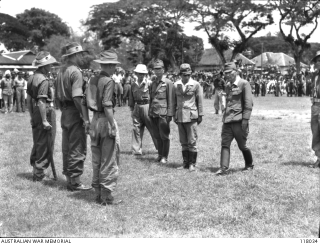 MAJOR GENERAL UNO, IMPERIAL JAPANESE ARMY, AND MEMBERS OF HIS PARTY ...