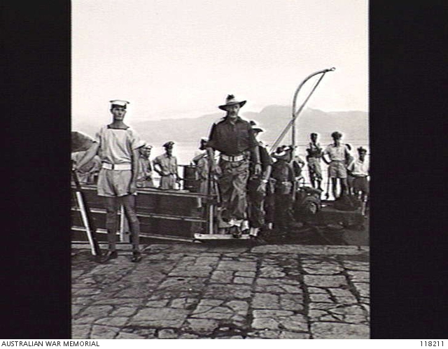 AMBON ISLAND. 1945-09-22. LIEUTENANT COLONEL F. H. COSTELLO, COMMANDING ...