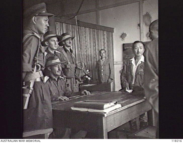 AMBON ISLAND. 1945-09-22. LIEUTENANT COLONEL F. H. COSTELLO, COMMANDING ...