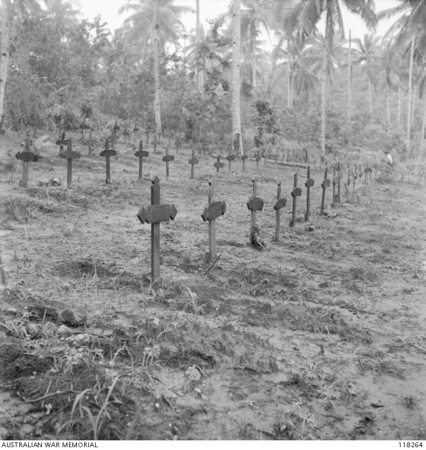 AMBON ISLAND. 1945-09-22. A SECTION OF ONE OF THE TWO 8TH DIVISION ...