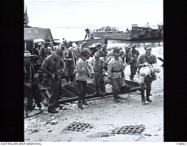 BALIKPAPAN, BORNEO. 1945-09-11. THE FIRST BATCH OF JAPANESE PRISONERS ...