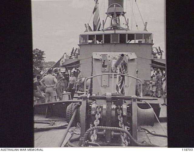 KUCHING, SARAWAK, BORNEO. 1945-09-14. KUCHING FORCE. A VIEW OF THE ...