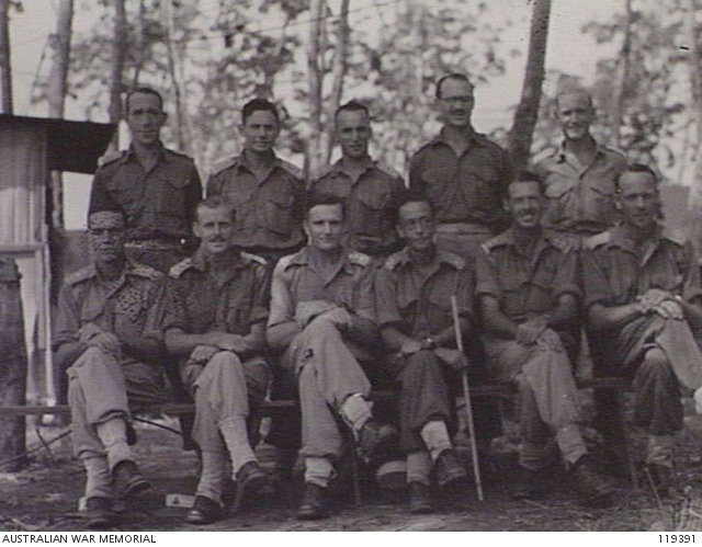BALIKPAPAN, BORNEO, 1945-09-19. SOME OF 2/1ST LIGHT ANTI AIRCRAFT ...