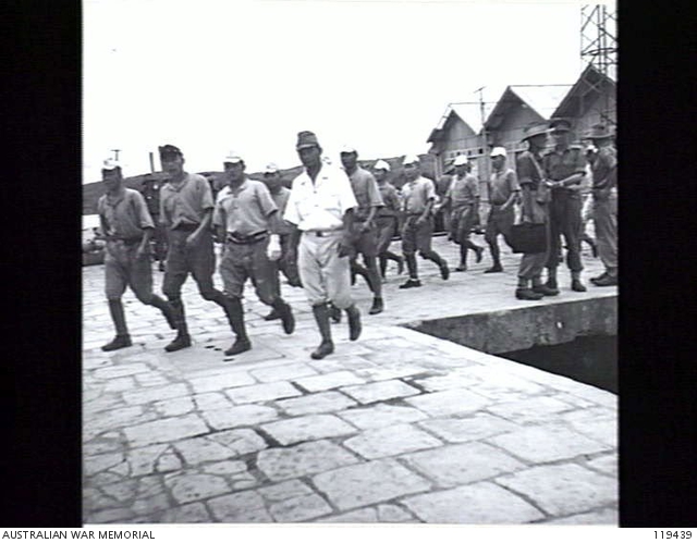 AMBOINA, AMBON ISLAND 1945-09-22. OCCUPATION OF AMBOINA BY THE 33RD ...